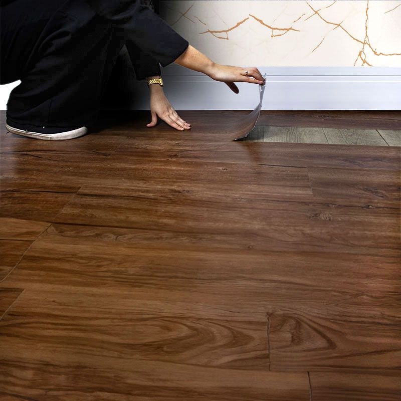 Piso Vinílico Autocolante Jatobá em Régua Kit c/ 36 unidades 5m² - M17